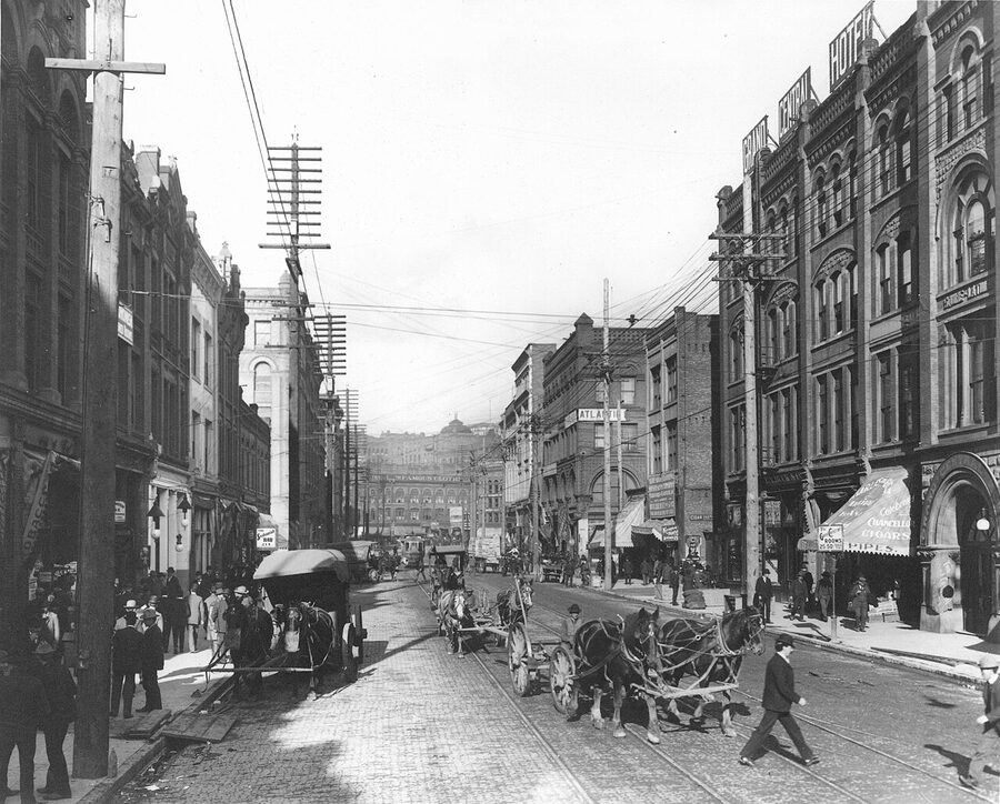 First Avenue Seattle 1902 Pioneer Square