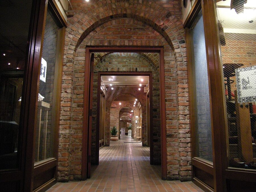 Grand Central Hotel basement storefronts in Seattle Underground