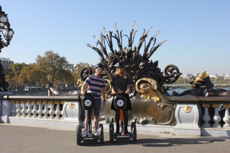 Segway private tour of 1.5 hour - Crossing the Alexandre III Bridge (15 mins)