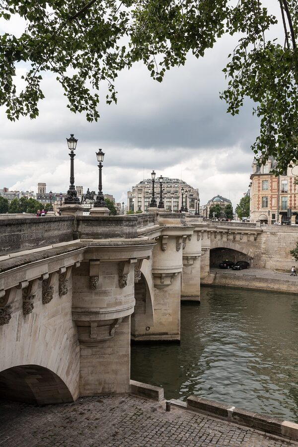 Pont Neuf bridge over the Seine in Paris