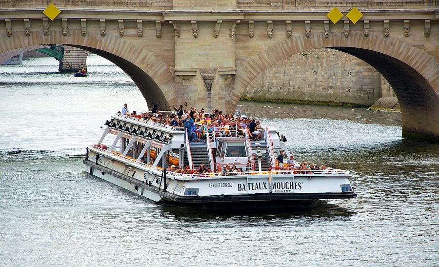 Bateaux Mouches Le Mulet Coureau on the Seine in Paris