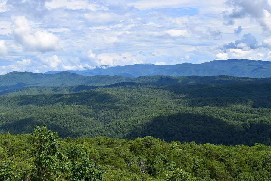 Smoky Mountains Appalachian ridgeline landscape