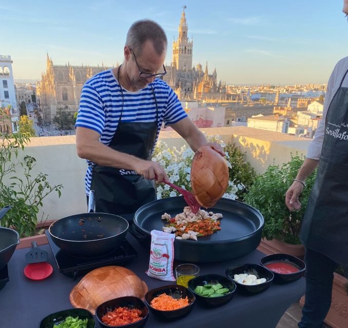 Seville: Paella Cooking Class & 30-Min Local Expert Q&A - Why the Rooftop Matters