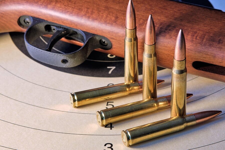 Cartridges bullets ammunition gun weapon shooting sports