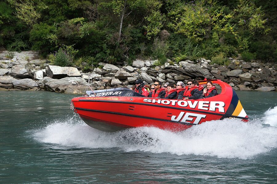 The Shotover Jet in Queenstown New Zealand