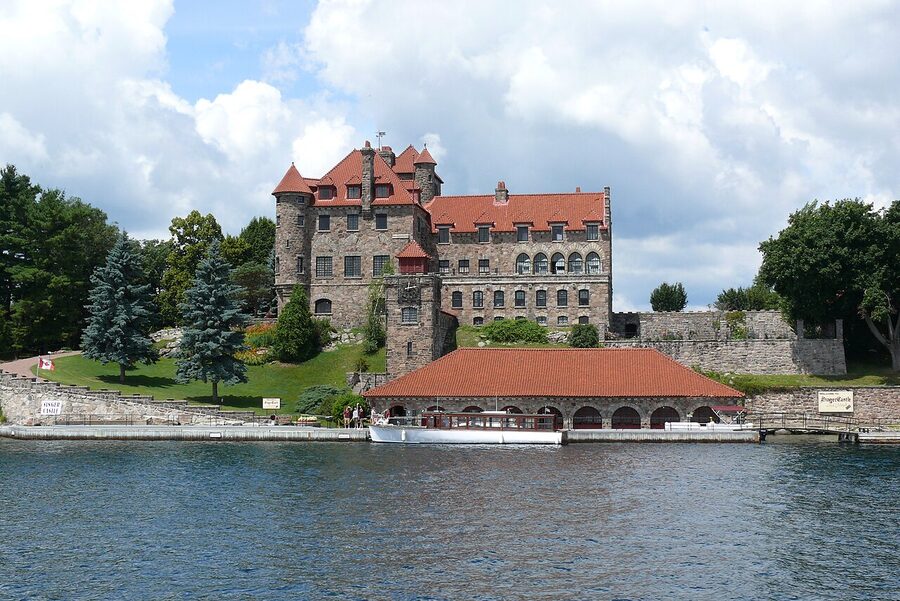 Singer Castle on Dark Island in the 1000 Islands