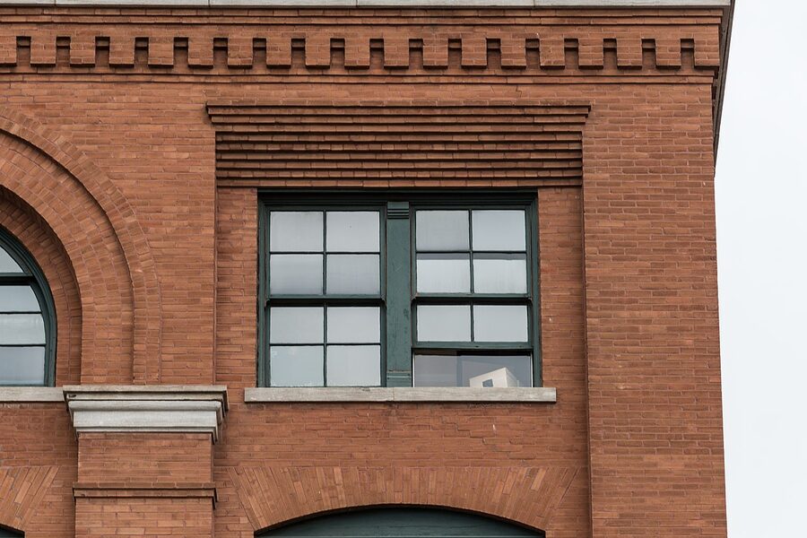 Recreated sixth-floor corner window sniper's nest at the Texas School Book Depository
