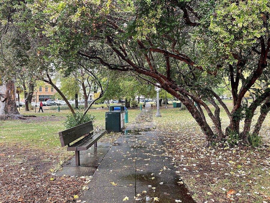 Sonoma Plaza in downtown Sonoma, California