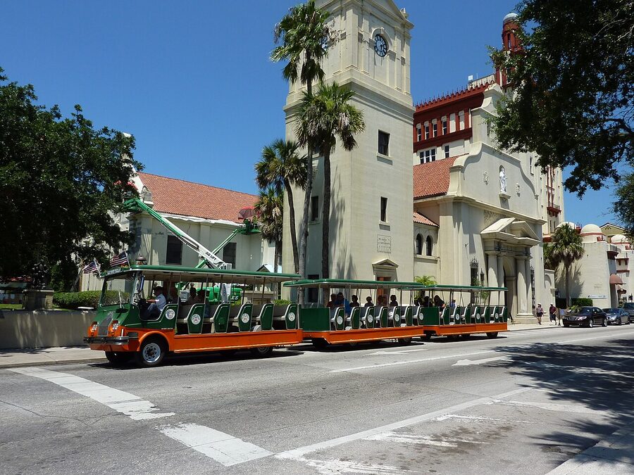 Historic District street view in St Augustine, Florida