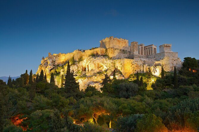 Sunset and Moonlight Private Night Tour of Athens - Detailed Breakdown of the Itinerary