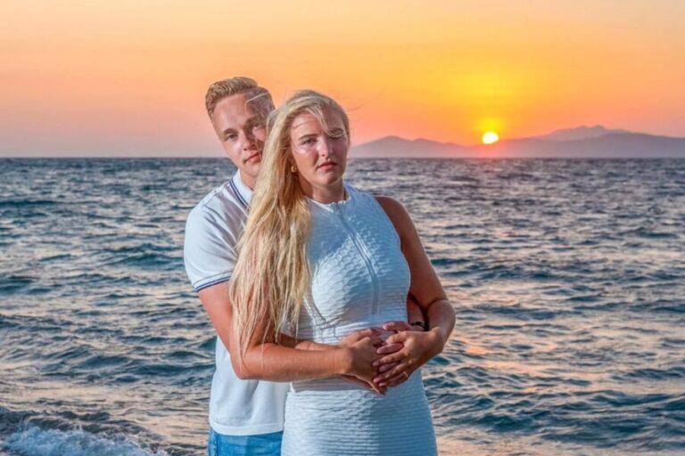 Sunset Photo shoot on the beach Kos island - What to Expect During the Photo Shoot