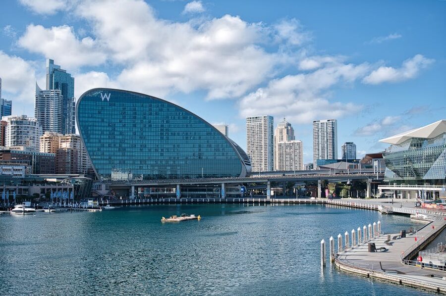 Darling Harbour Sydney skyline