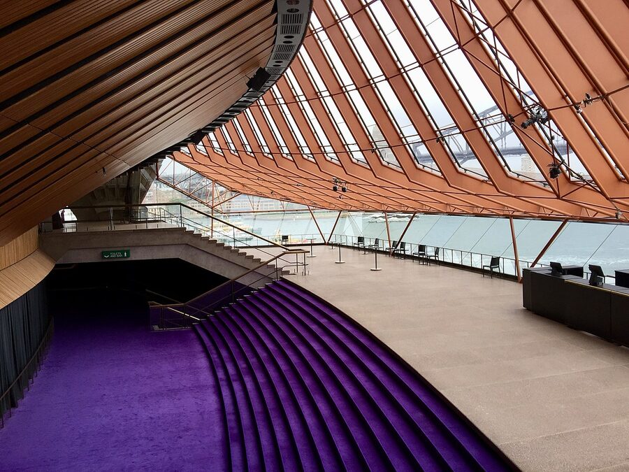 Sydney Opera House Concert Hall foyer interior