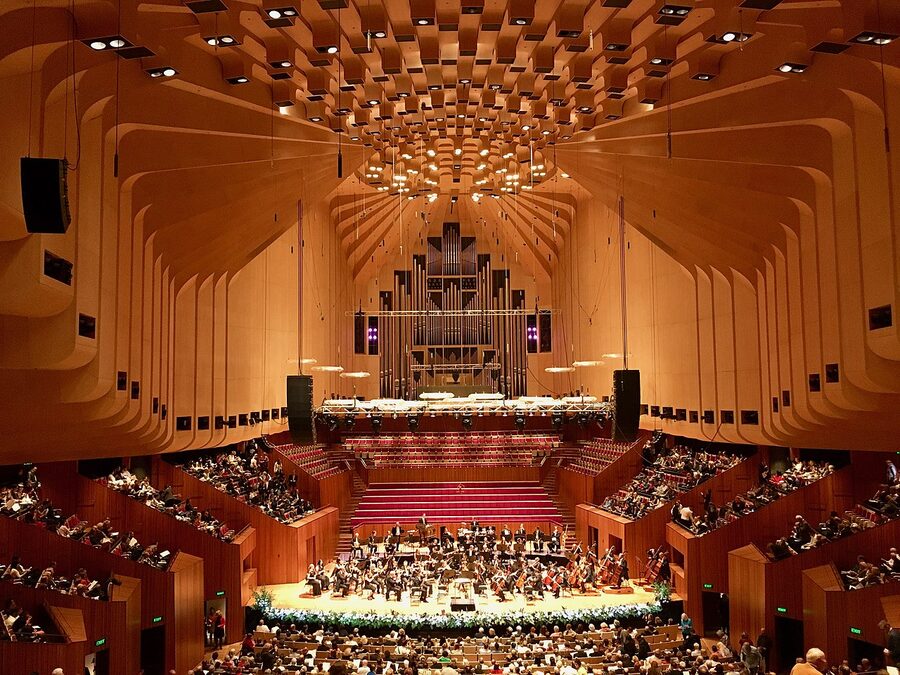 Sydney Opera House Concert Hall during a performance