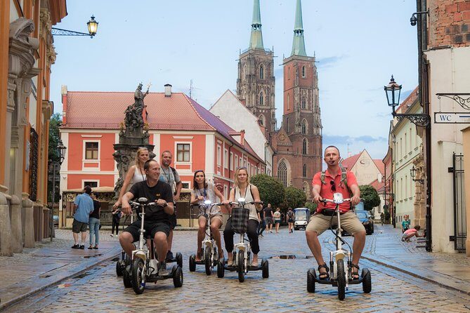 The Classic E-Scooter (3 wheeler) Tour of Wroclaw - everyday tour at 6:00 pm - FAQs