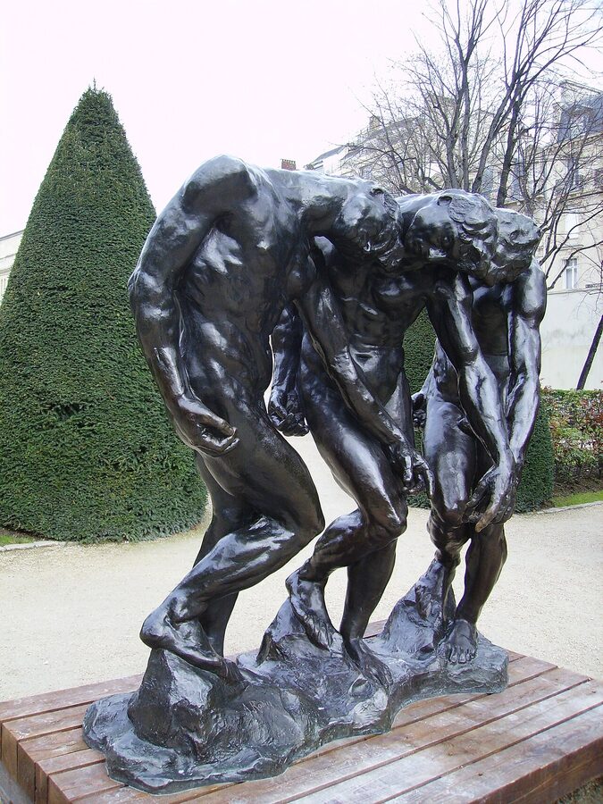 The Three Shades by Rodin at Musee Rodin Paris