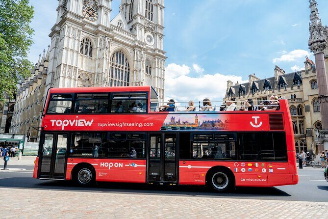 TopView® 24 Hr Hop on Hop off Bus Tour with River Cruise & Walks - River Cruise: A Different View of London