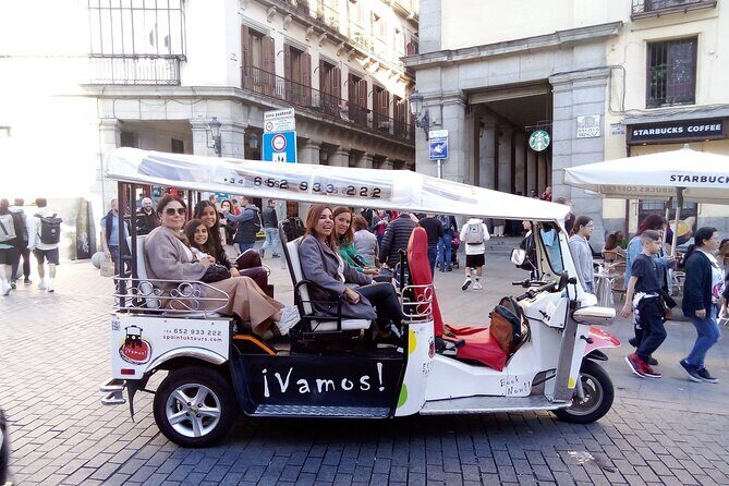 Tour Madrid in 2 hours! Electric Tuk - Fast, Fun, and Exclusive - Who Will Love This Tour?