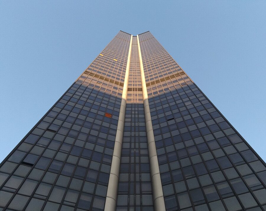Tour Montparnasse southwest facade Paris
