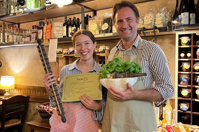 Traditional Pesto CookingClass - Trattoria Turin Sestri Levante - The Experience in Detail