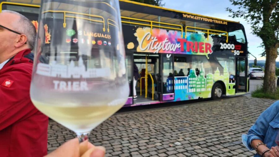 Trier: Wine and Food Tour  Round trip with wine tasting on a double-decker bus - Pricing and Value
