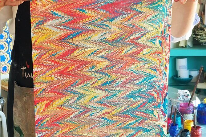 Turkish Marbling Paper Art Workshop - The Atmosphere and Host