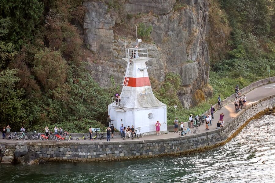 Prospect Point Lighthouse in Stanley Park Vancouver