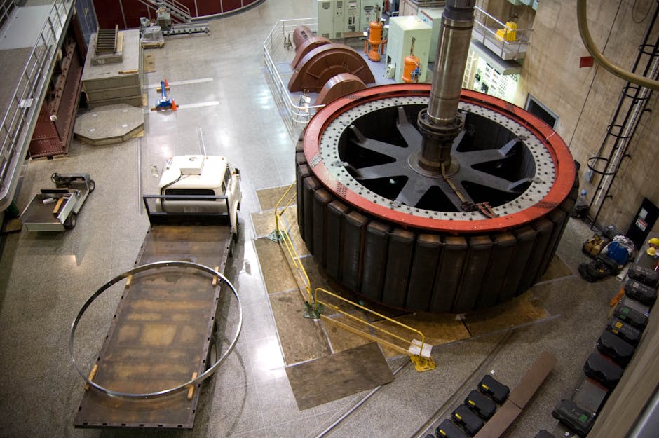 Hoover Dam concrete face and towers