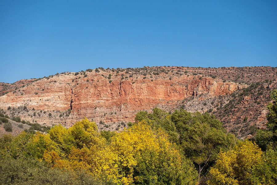 Bridge trestle along the Verde Canyon Railroad