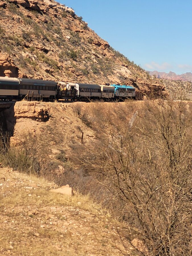 Verde Canyon Railroad passenger car exterior