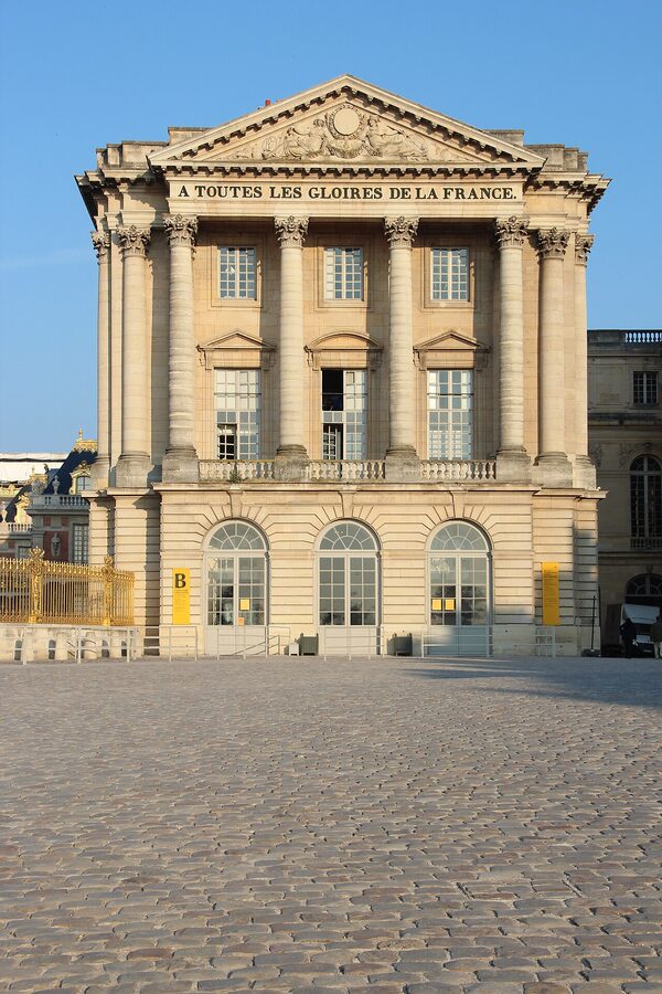 Palace of Versailles at sunrise from Paris day trip