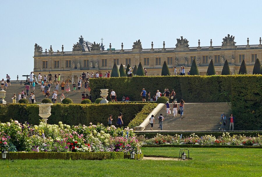 Garden side facade of Palace of Versailles