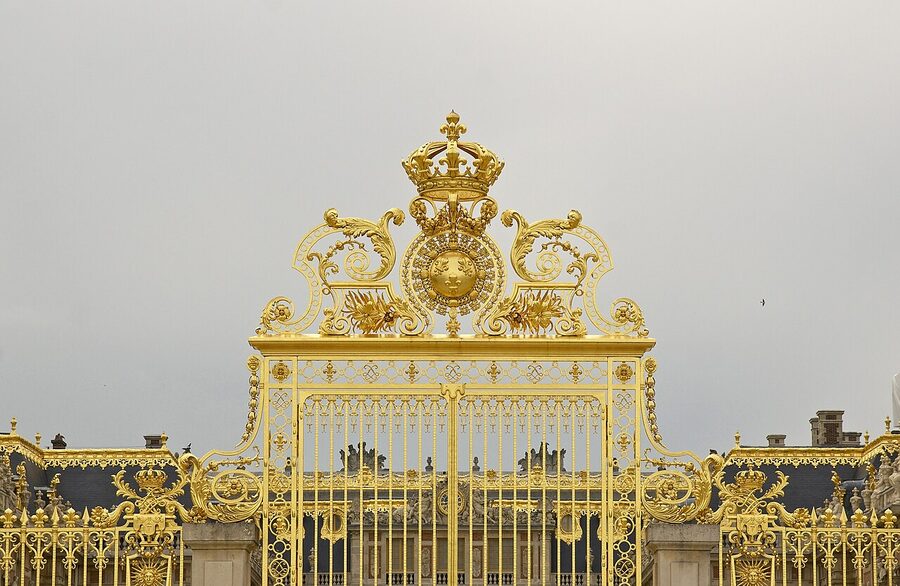 Gilded gate at Versailles