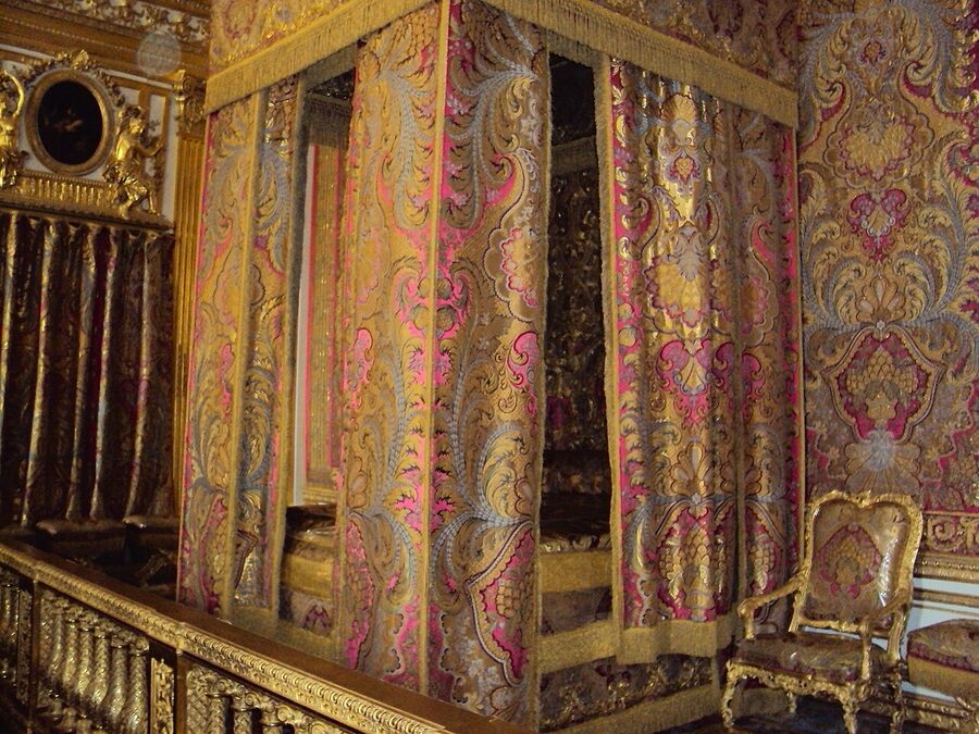 The King Louis XIV bedchamber at Versailles