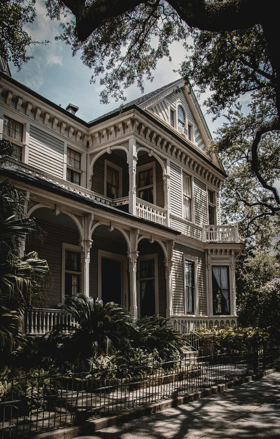 Victorian style house with ornate architectural details in New Orleans