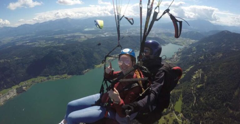 Villach/Ossiachersee: Paragliding "Panorama" Tandemflug - An In-Depth Look at the Experience