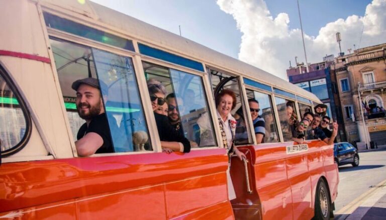 Vintage Bus Tour: Aviation Museum & Mosta Church inc Platter - Transport, Timing, and Group Size