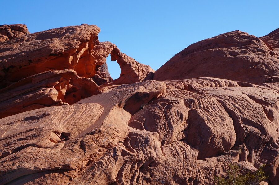 Valley of Fire Nevada red stone mountain nature