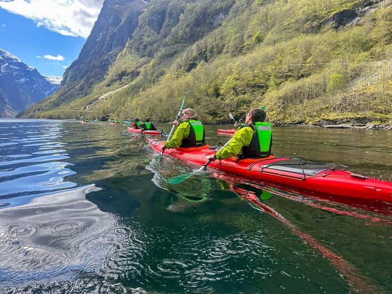 Vossevangen: Nærøyfjord Full-Day Guided Kayaking Trip - Detailed Breakdown of the Itinerary