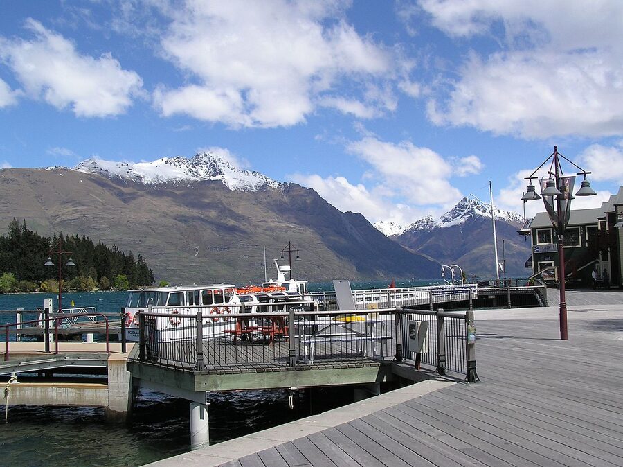 TSS Earnslaw at Earnslaw Wharf in Queenstown
