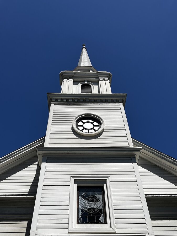 Backlot building facade at Warner Bros Studios Burbank
