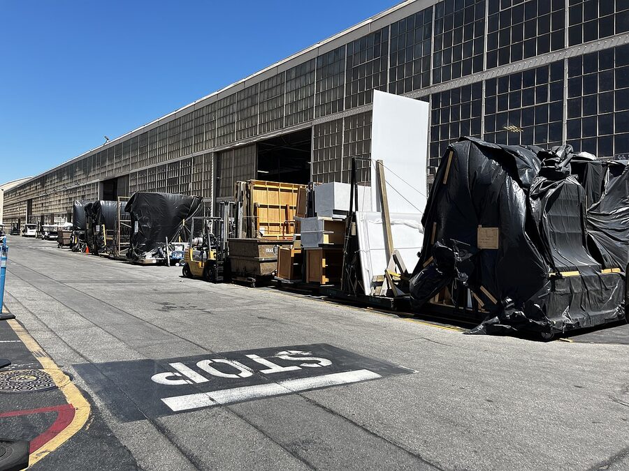 Warner Bros backlot residential street used in TV shows