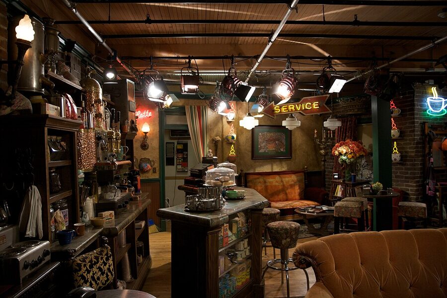 Central Perk Friends set at Warner Bros Studio Tour Hollywood