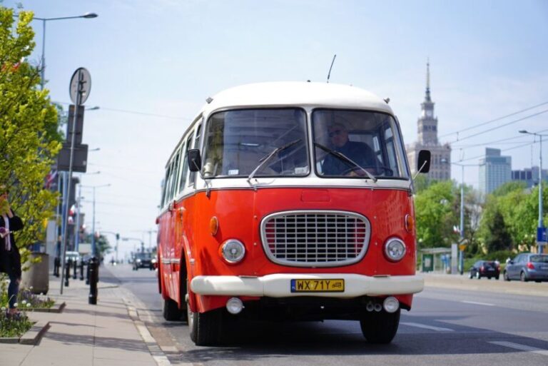 Warsaw: Highlights Guided Retro Bus Tour - The Old Town: Reconstructed Charm and Romantic Corners