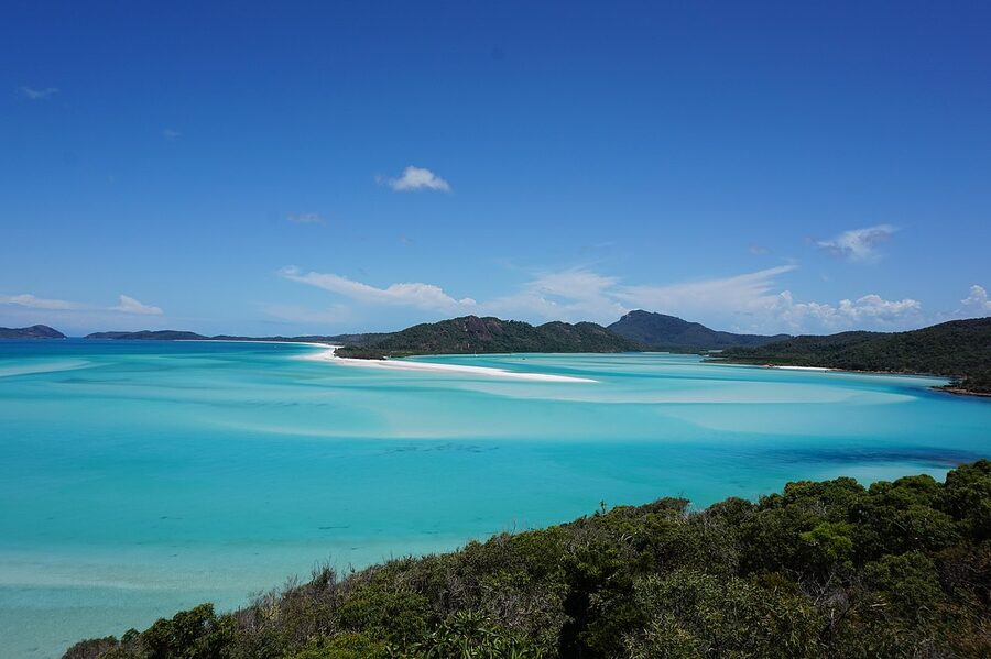 Northern end of Whitehaven Beach near Tongue Bay