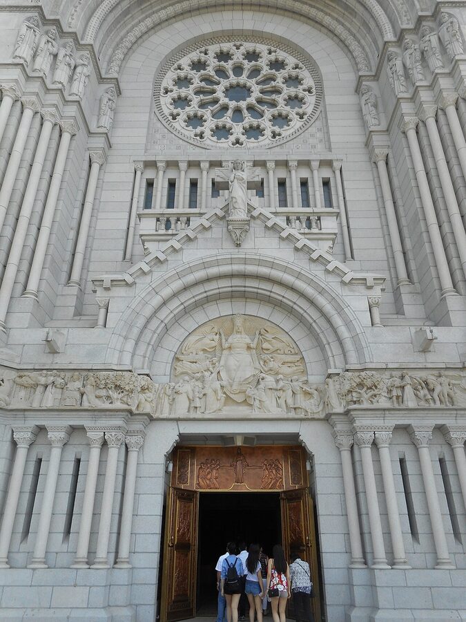 Basilica of Sainte-Anne-de-Beaupre exterior Quebec