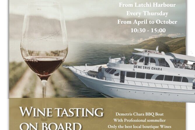Wine tasting on-board the Demetris Chara BBQboat BlueLagoon tours - Who Is This Tour Best Suited For?