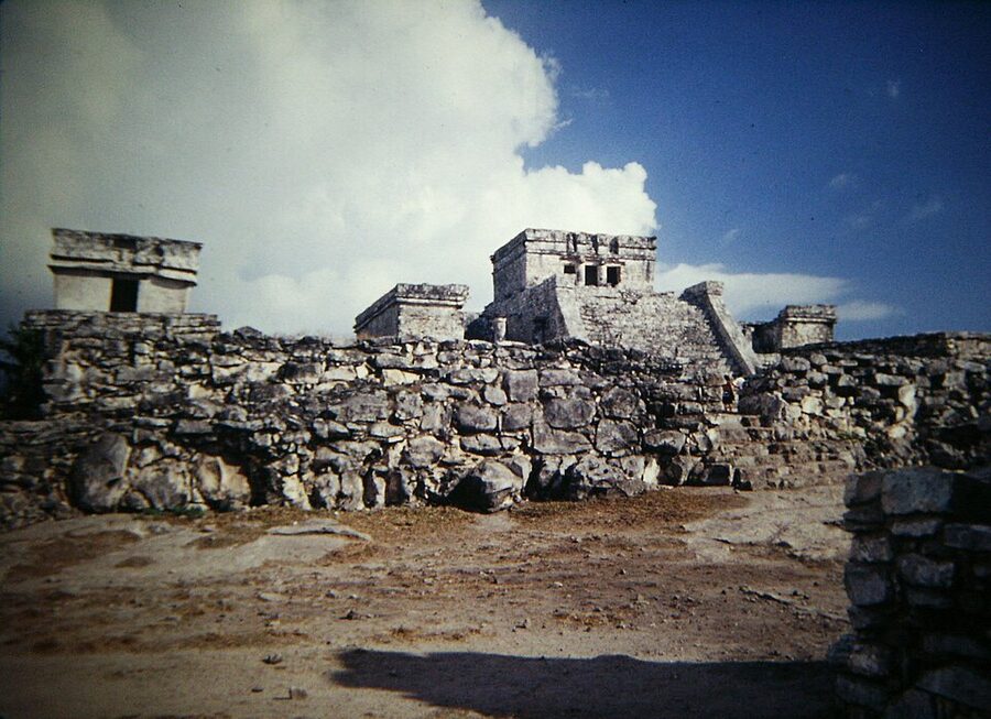 Tulum Great Temple and Temple of the Descending God