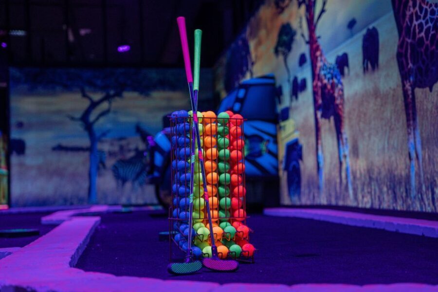 Woop! Glow golf: Ljubljana Btc City - Breakdown of the Experience