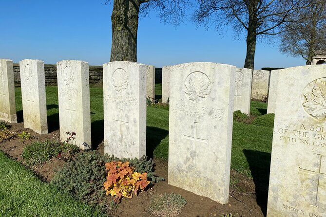 WW1 Canadian focused Tour including Vimy Ridge - What’s Included & What’s Not